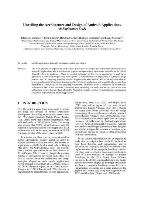 Android App Development Design Patterns For Mobile Architecture