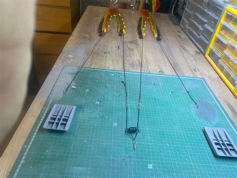 Twin Rig Trawls On Rock Hoppers For Model Trawl Netloft