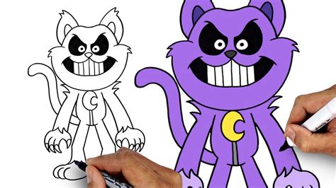 How To Draw CatNap Poppy Playtime YouTube