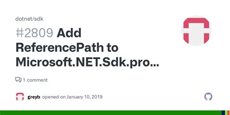 Add ReferencePath To Microsoft NET Sdk Props AssemblySearchPaths Issue Dotnet Sdk GitHub