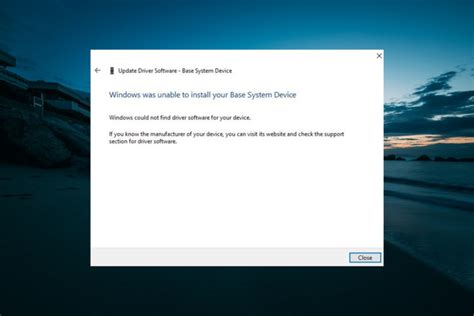 Fix Windows Was Unable To Install Your Base System Device