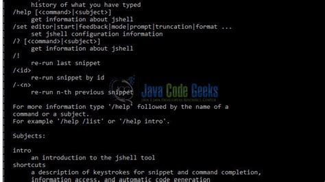 Java 9 Repl Tutorial Java Code Geeks