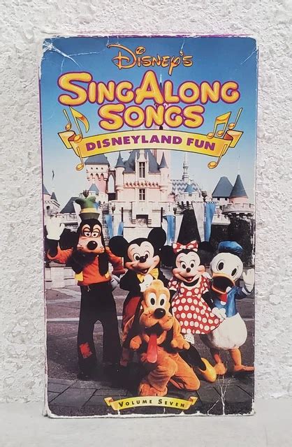 Disneys Sing Along Songs Disneyland Fun Volume Seven 7 Vhs Tape Mr Owl