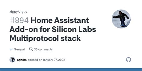 Developer Started Working On An Home Assistant Add On For SiliconLabs Zigbee OpenThread