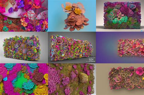 Abstract Intricate D Model Of A Rectangular Mixed Stable Diffusion OpenArt