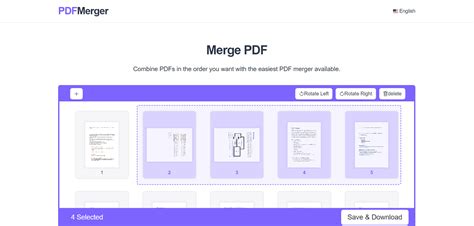 PDF Merger Merge Rotate Organize Delete Preview Code Market