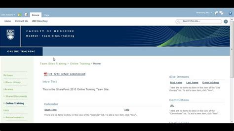 Create A Wiki Page Library In Sharepoint 2010 Youtube