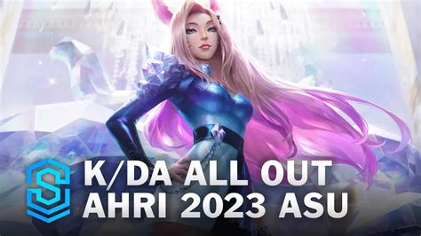 K Da All Out Ahri Skin Spotlight League Of Legends