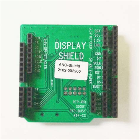 Shield4 Ano Display Shield For All Arduino Oleds And Tfts Orient Display