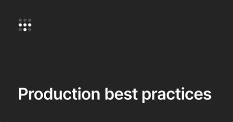 production best practices · tailscale docs
