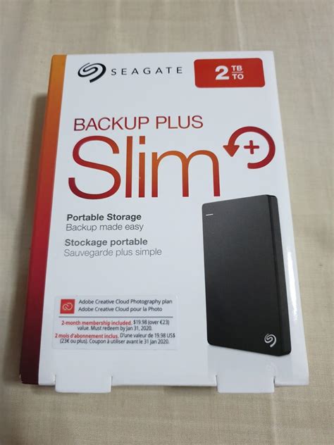 Seagate Backup Plus Slim 2tb External Hard Disk Computers And Tech Parts And Accessories Hard