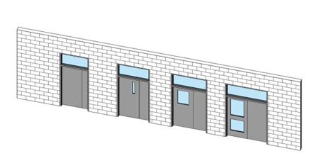 RevitCity Com Object Adjustable Hollow Metal Door For CMU Wall Revised