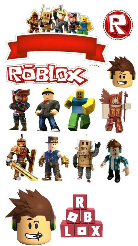 Roblox Cake Topper