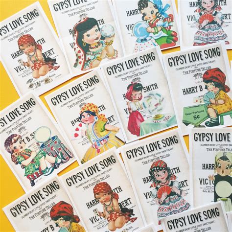 Gypsy Halloween Stickers Set Of 18 Handmade Junk Journal Stickers