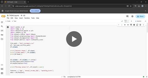 Datascience Task3 Customersegmentation Clustering Machinelearning