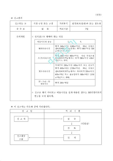 신고대상축산폐수배출시설설치신고서기타서식서식