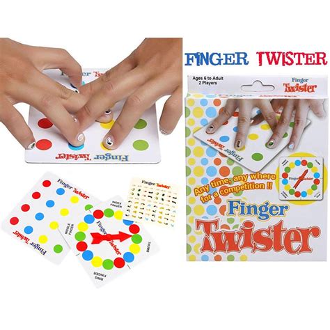 Mini Finger Twister Board Game Finger Version Table Party Game Shopee