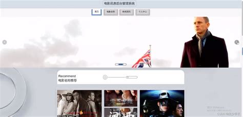 【开题报告】ssm电影讯息后台管理系统n1de6计算机毕业设计程序影片后台管理系统 Csdn博客