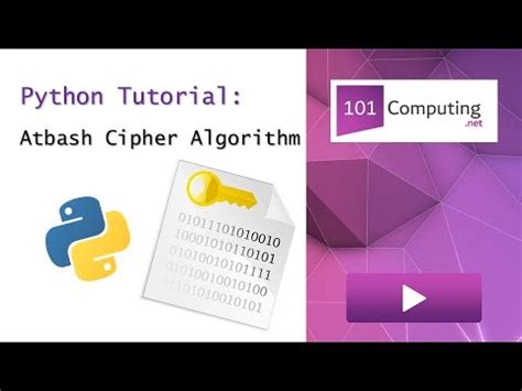 Atbash Cipher In Python YouTube