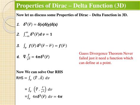 Ppt Dirac Delta Function Powerpoint Presentation Free Download Id 9949992