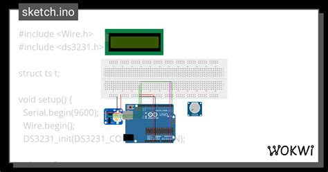 Ds3231 Copy Wokwi Esp32 Stm32 Arduino Simulator