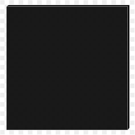 High Quality Black Square Png For Design And Digital Use