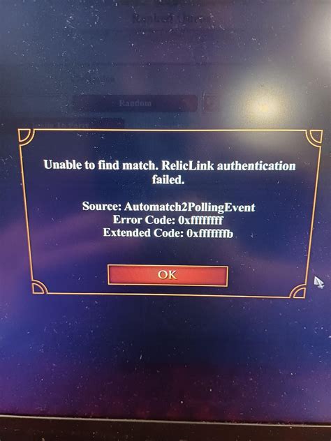 Ranked Ladder Connection Issues Raoe2