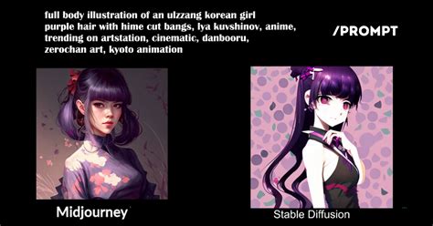 Midjourney Vs Stable Diffusion Same Prompt Different Results