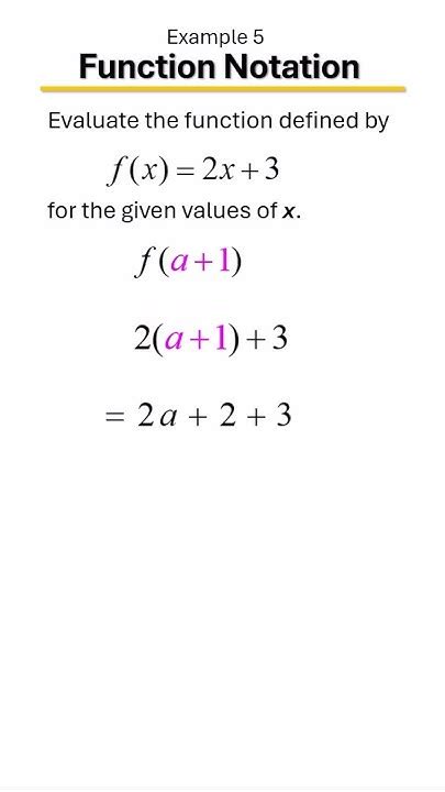 Function Notation Made Easy 📘 How To Evaluate Functions Step By Step 🔢 Example 5 Youtube