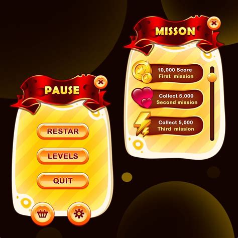 Casual Game UI Kit By JVCreations Codester