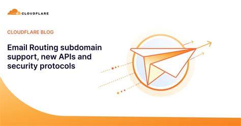 email routing subdomain support new apis and security protocols r