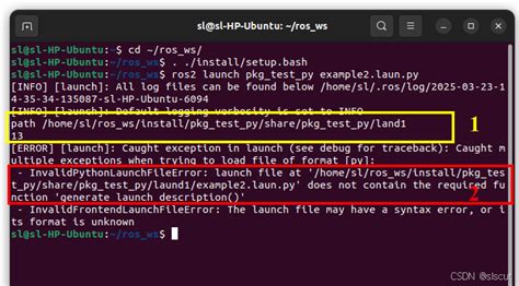 Ros2 Launch文件的结构解析与执行机制 Csdn博客