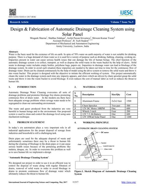 Design And Implementation Of Water Garbage Cleaning Robot Pdf