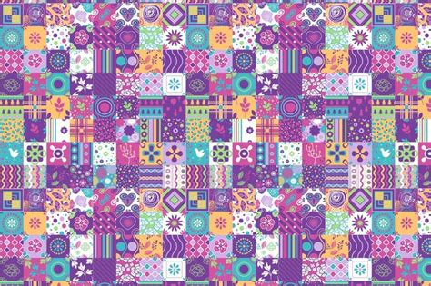 3 Seamless Patchwork Patterns Surface Pattern Design Patchwork 3 Seamless Patchwork Patterns Surface Pattern Design Patchwork