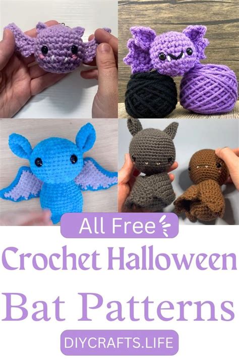 Easy Crochet Halloween Bat Patterns For Spooky Fun Diy Crafts