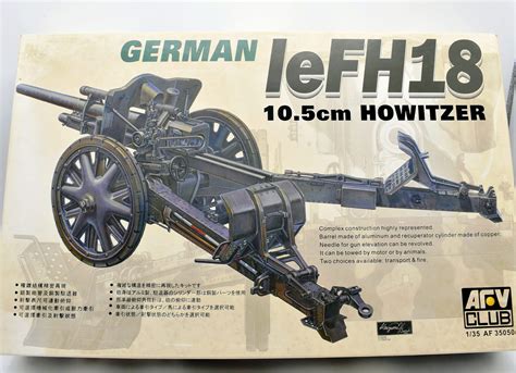 Modellino Model Kit Montaggio German Le Fh18 Afv Scala 1 35 Modellismo