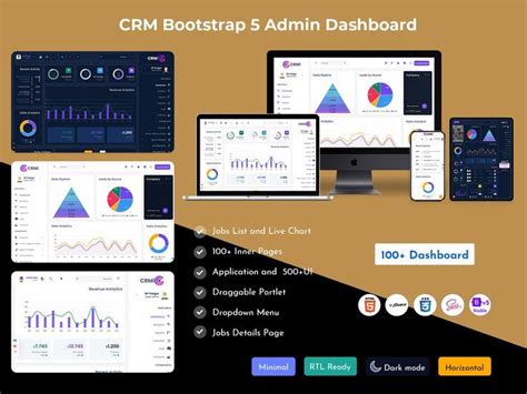crmi bootstrap 5 admin dashboard template html dashboard template
