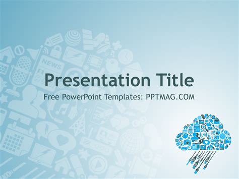 Free Cloud Computing Powerpoint Template Prezentr