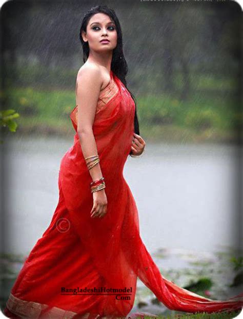 Desi Nari Red Sari