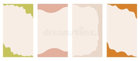 Set Of Varied Shapes For Use In Vertical Stories Promo Site Headers And Footers Decorative