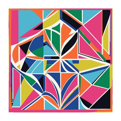 Premium Vector Modern Abstract Colorful Pattern