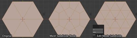 Mesh Subdivide Node Different From Subdivide Command Geometry Nodes Developer Forum