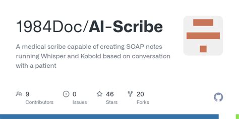 Sameer Vohra On Linkedin Github 1984docai Scribe A Medical Scribe Capable Of Creating Soap