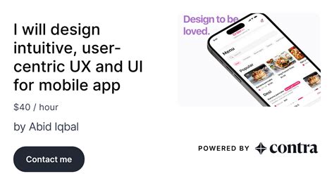 I Will Design Intuitive User Centric Ux And Ui For Mobile App By Abid