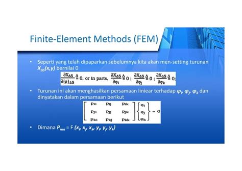 Finite Element Method Metode Elemen Hingga Pdf