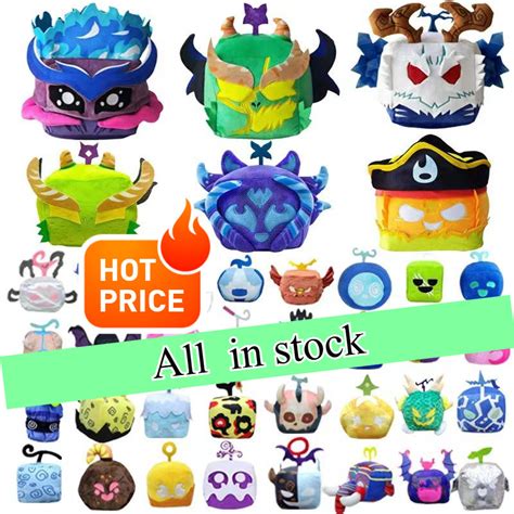 Plus 【blox Fruits】hot Blox Fruit Toy New Blox Fruit Plush Funny Blox Fruit Box Stuffed Toys For