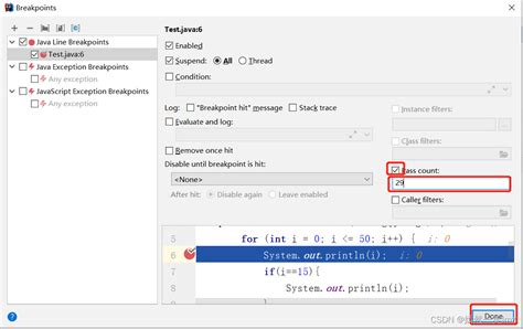 【idea】idea常用断点详解idea断点 Csdn博客