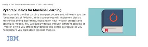 Best Free Online Courses For Pytorch For Deep Learning In
