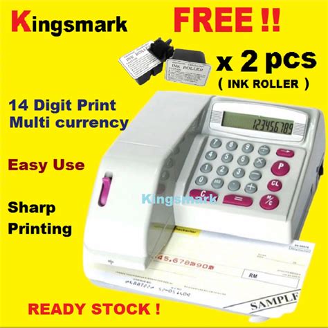 Multi Currency Cheque Writer Machine Checkwriter Check Writer Printing Cheque Printer
