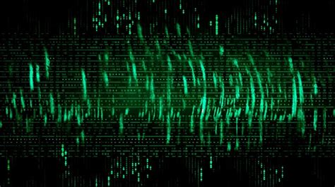 Premium Photo Data From A Digital Stream Or Binary Code On A Matrix Background With Vector